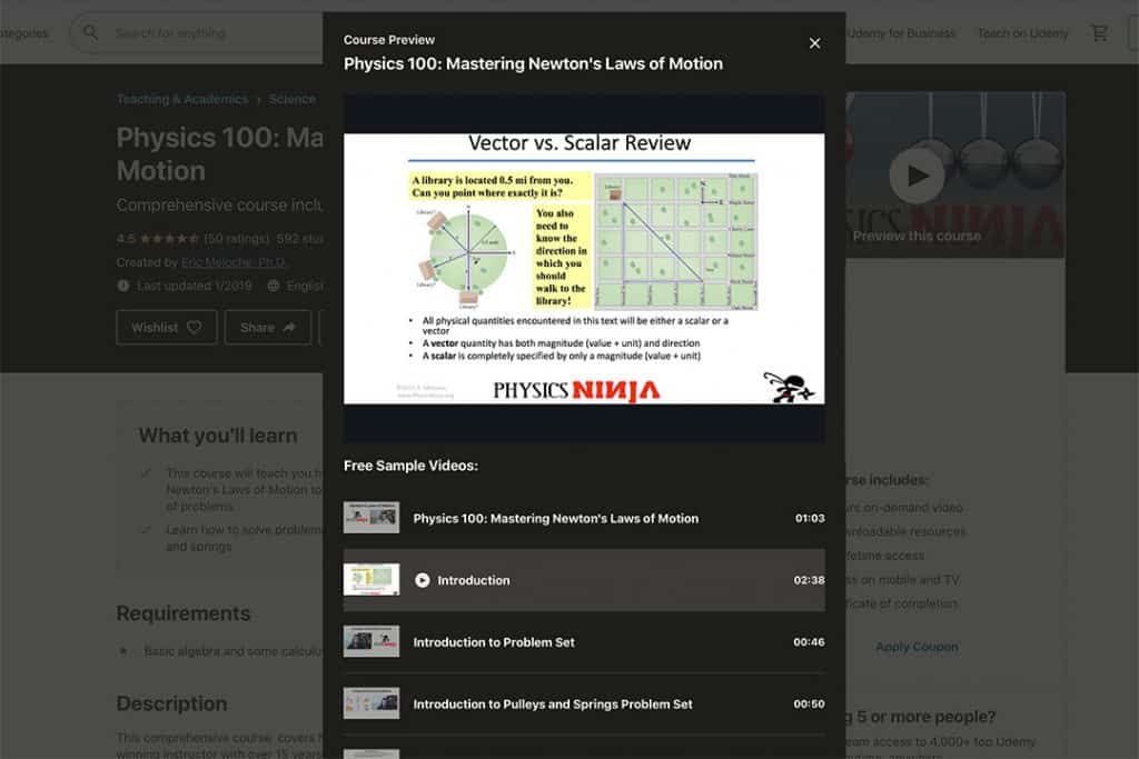 Top 8 Best Physics Courses (Online) - CoursePick.com