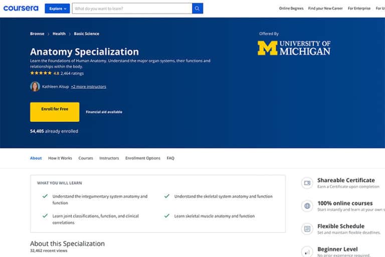 Top 12 Best Anatomy Courses (Online) - CoursePick.com